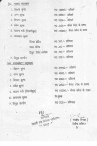 Fee Structure – ASMC Kanpur Dehat